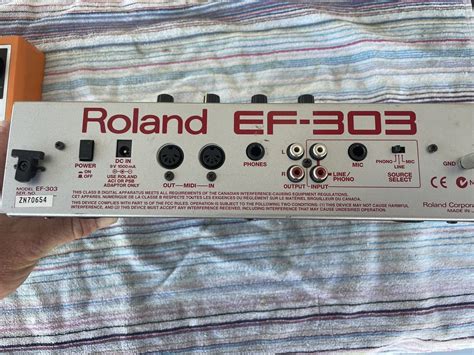 Matrixsynth Roland Ef 303 Groove Effects Processor Synthesizer Groovebox Sn Zn70654