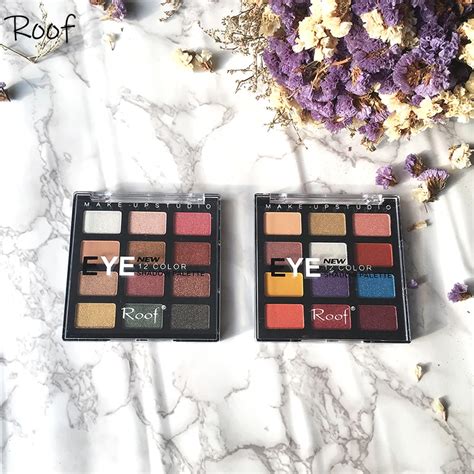 Макияж прессованная пудра 12 цветов Тени для век стойкие Тени Матовые Профессиональные Тени