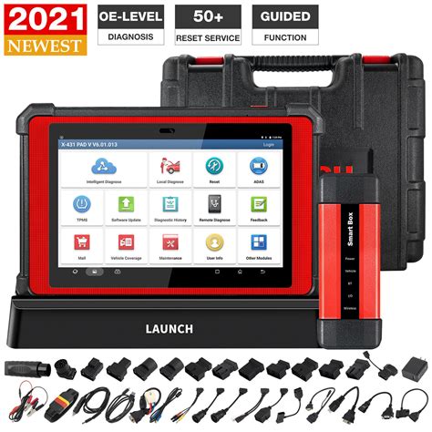 LAUNCH X431 PAD V Car Auto Diagnostic Scanner Tool ECU Programming Key Coding Hardey Auto