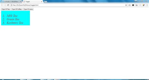 Show More Detail When User Hover Over Button Js Studio