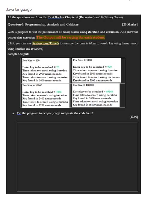 Solved Java Language All The Questions Are From The Text Chegg Com