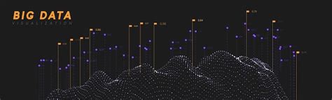 Premium Vector Big Data Visualization Information Wave Technology