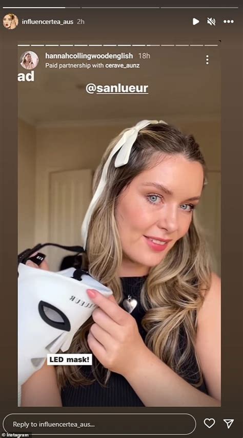Influencer Slammed For Paid Ad Promoting Led Mask As The Reason She