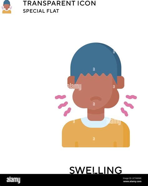 Swelling Vector Icon Flat Style Illustration Eps 10 Vector Stock