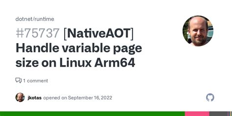 [nativeaot] handle variable page size on linux arm64 · issue 75737
