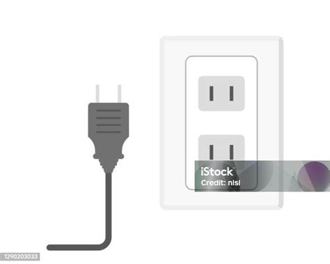 소켓의 벡터 그림입니다 콘센트 아이콘입니다 전기 플러그 0명에 대한 스톡 벡터 아트 및 기타 이미지 0명 경제 귀여운 Istock