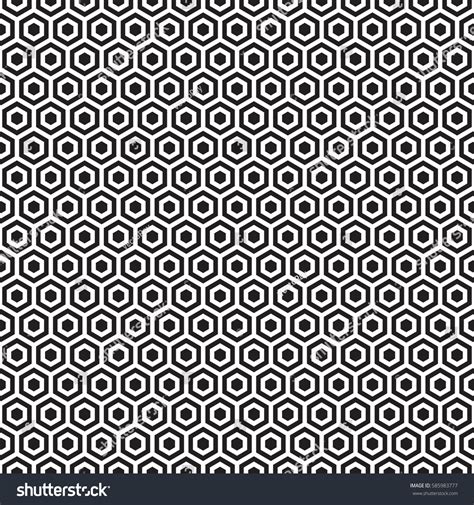 Seamless Hexagonal Honeycomb Pattern Texture Background Stock Vector