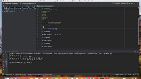 Lecture 9 Part 2 Sets In Python Youtube