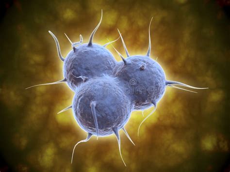 Conceptual Image Of Rna Virus Replication Stock Illustration