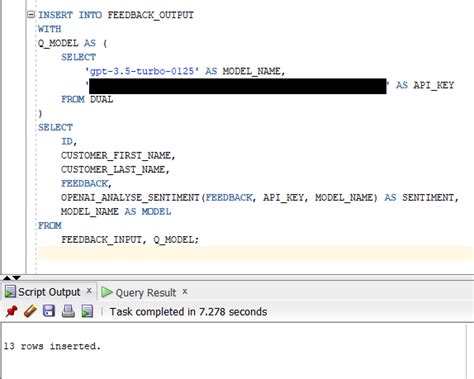 Call OpenAI From Oracle Query