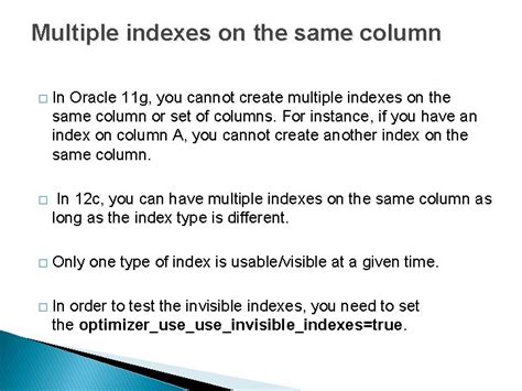 Oracle Database 12 C New Features Oracle Database