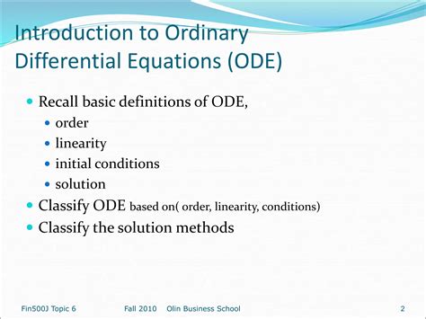 Introduction To Ordinary Differential Equation Ppt
