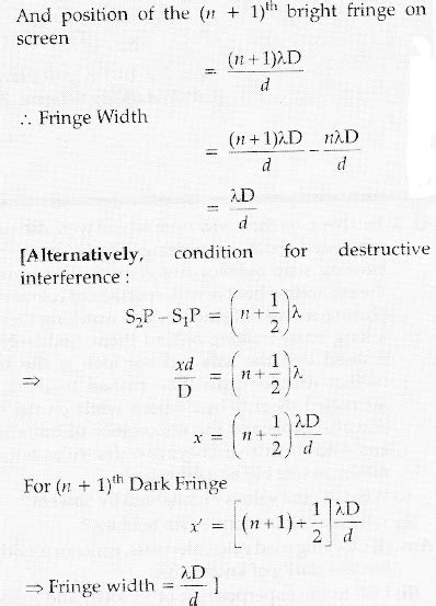 I Draw A Diagram Showing The Youngs Arrangement For Producing A Sustained Interference
