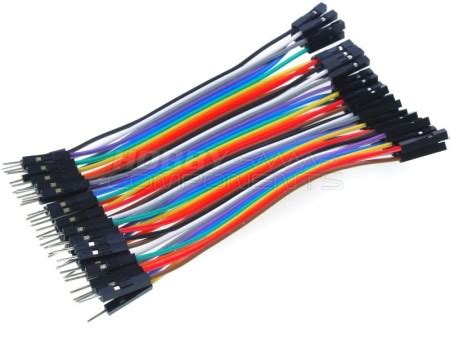 Male To Female DuPont Cable 10cm