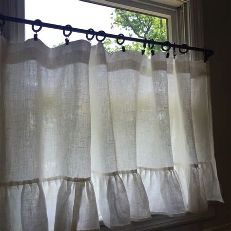 Inside Mount Cafe Curtain Rod Etsy