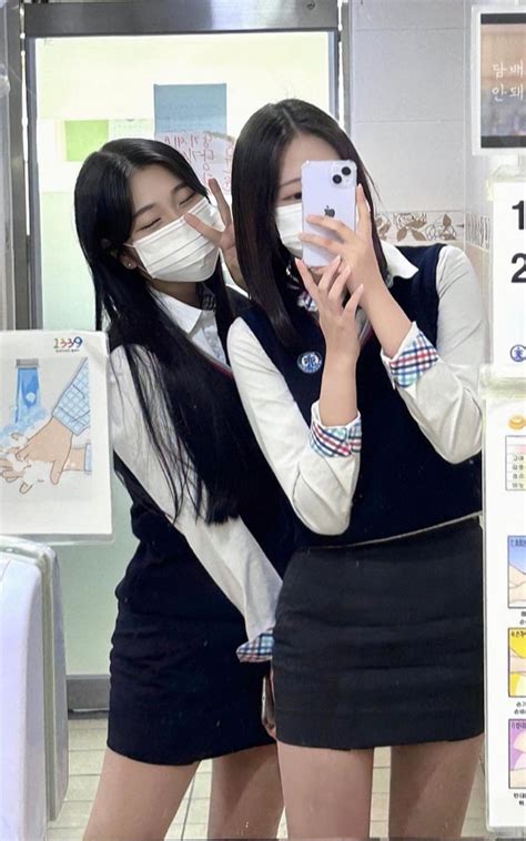 Pinterest 의상 코디 청소년 여자 패션 교복 패션
