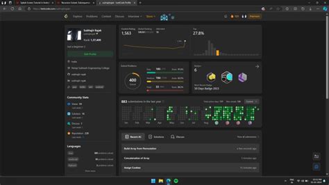 Subhajit Rajak On Linkedin 2k23 Recap 🍾🎄 Leetcode Problems Solved 400 Longest Dcc Streak