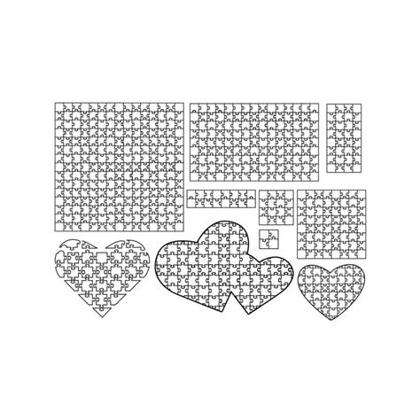 Jigsaw Puzzle Svg Jigsaw Puzzle Clipart Heart Puzzle Svg Inspire