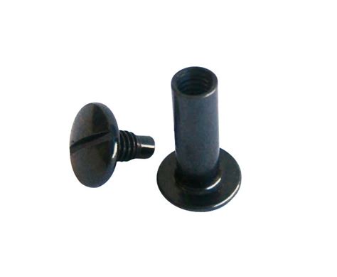 5mm Black Metal Binding Screw Printaply