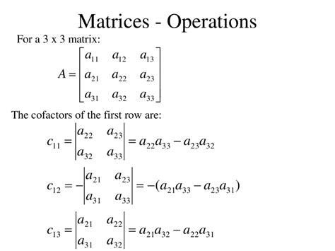 Matrices Introduction Lecture 1 3 Online Presentation