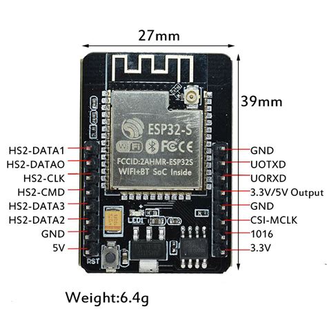 módulo wifi piezas serie esp32 a wifi placa de desarrollo de cámara