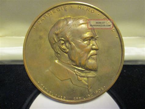 The Carnegie Hero Fund Medal 1989 Bronze Francis Theodore Waldo