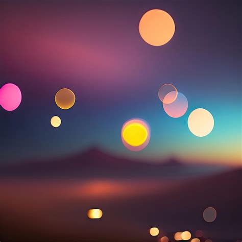 Premium Ai Image Bokeh Background Premium Ai Image Bokeh Background