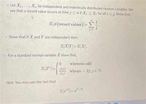 Solved - Let X1,…,Xn be independent and indentically | Chegg.com