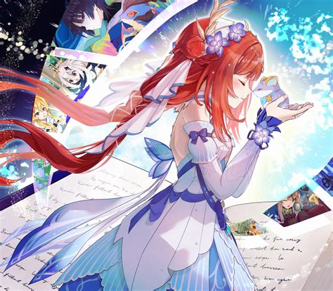 Lumine Scaramouche Paimon Nilou Wanderer And 5 More Genshin