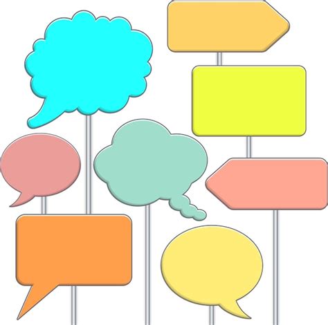 Premium Vector Speech Bubbles