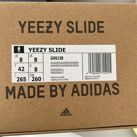 Yeezy Slide Glow Green Yellow Size Uk But Depop