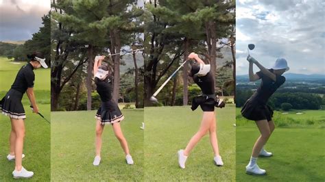귀염둥이골프tv 스윙에 집중하세요 ️klpga 박서연프로 스윙 모음박서연프로 Youtube