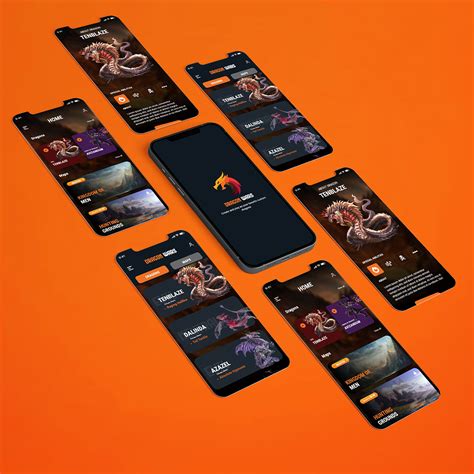 Dragon Wars Mobile Game Prototype Preview Behance