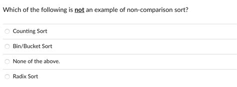 solved which of the following is not an example of
