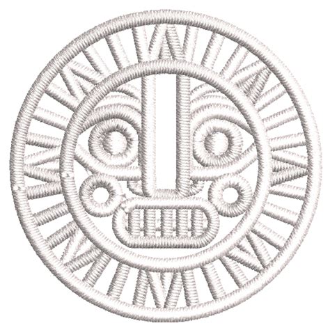Aztec Logo Symbol Digitized Embroidery Design E4hats Aztec Logo Symbol Digitized Embroidery Design E4hats