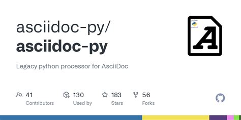 Github Asciidoc Pyasciidoc Py Legacy Python Processor For Asciidoc
