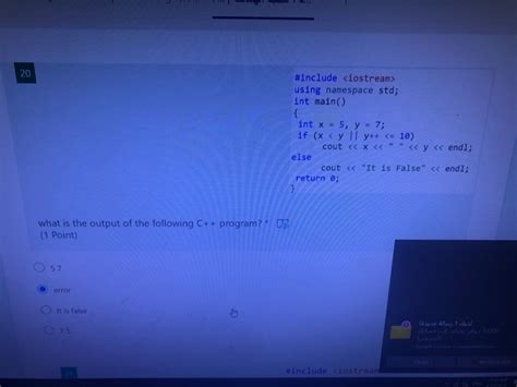 Solved 20 Include Using Namespace Std Int Main Int X