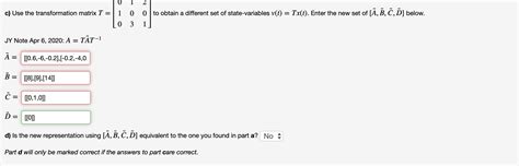 Solved Nb Enter Matrices With Nested Square Brackets