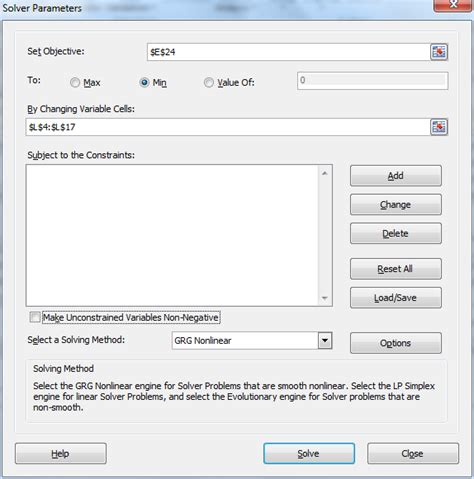 Fiml Using Solver Real Statistics Using Excel