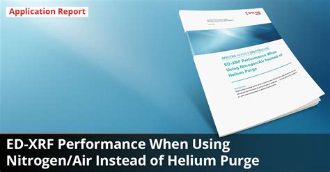 Spectro Analytical Instruments Gmbh On Linkedin Helium Xrf Nitrogen