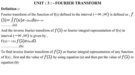 Fourier Series And Fourier Transform Pptx