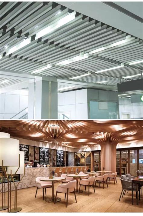 Floating J Shaped Aluminium Baffle Ceiling
