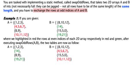 Solved You Are Tasked With Implementing A Static Method