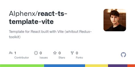 GitHub Alphenx React Ts Template Vite Template For React Built With Vite Whitout Redux Toolkit