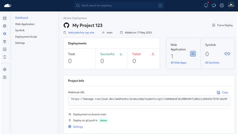 enabling atomic deployments runcloud docs