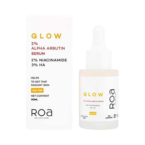 Roa Skincare Glow 2 Alpha Arbutin Face Serum