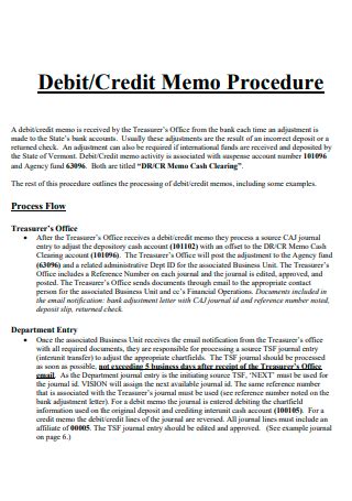 FREE Credit Memo Samples To Download