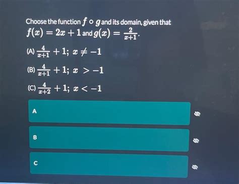 Solved Suppose That F X X−1x 1 What Is The Equation Of F
