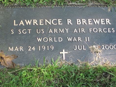 Lawrence Russell Tuffy” Brewer Sr 1919 2000 Find A Grave Memorial