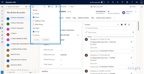 Manage Records And Associated Activities On A Page Using Focused View In Dynamics 365 Part 1